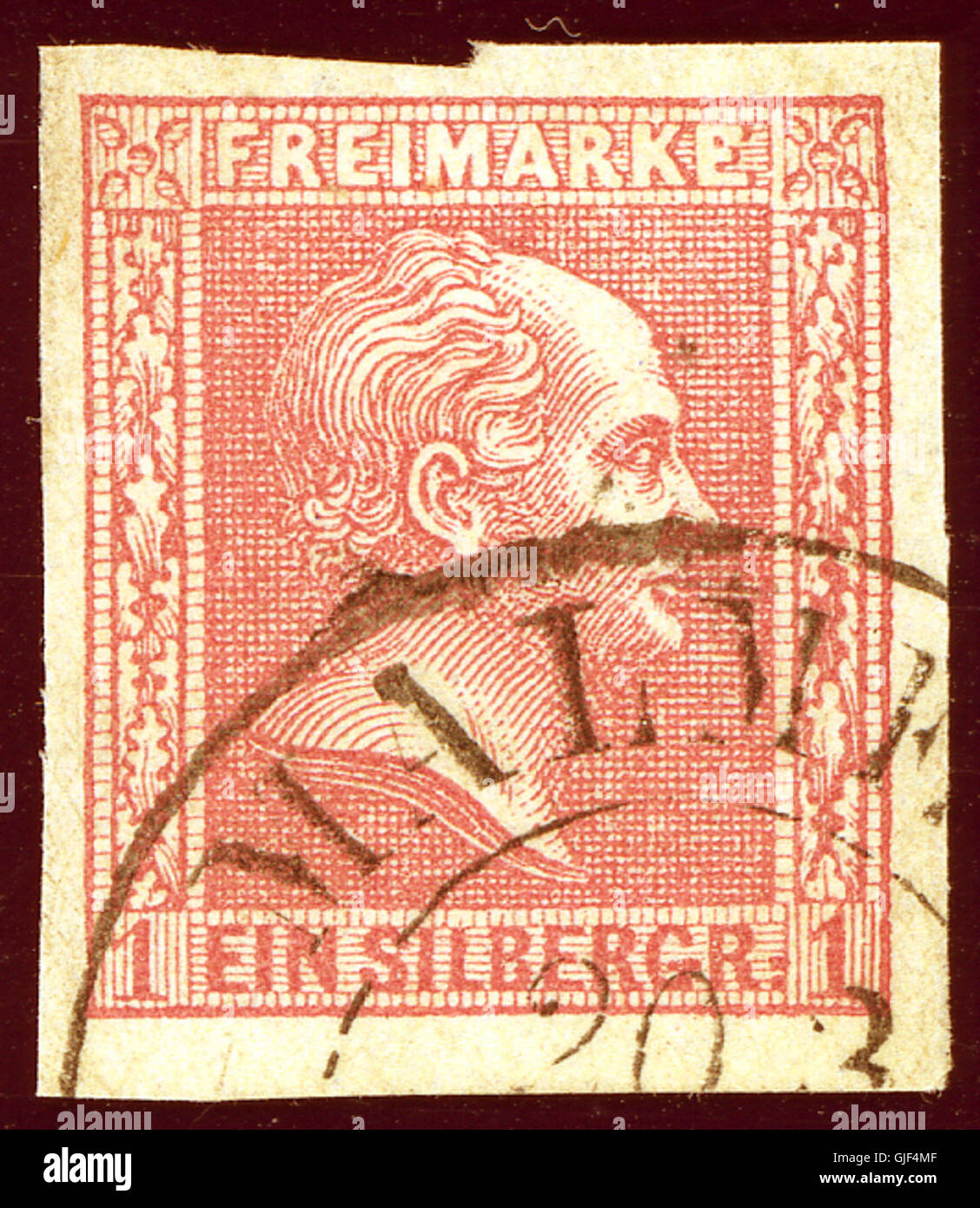 The 1858 Preussen 1 Sgr Malmedy Mi10a stamp was issued in the region of ...