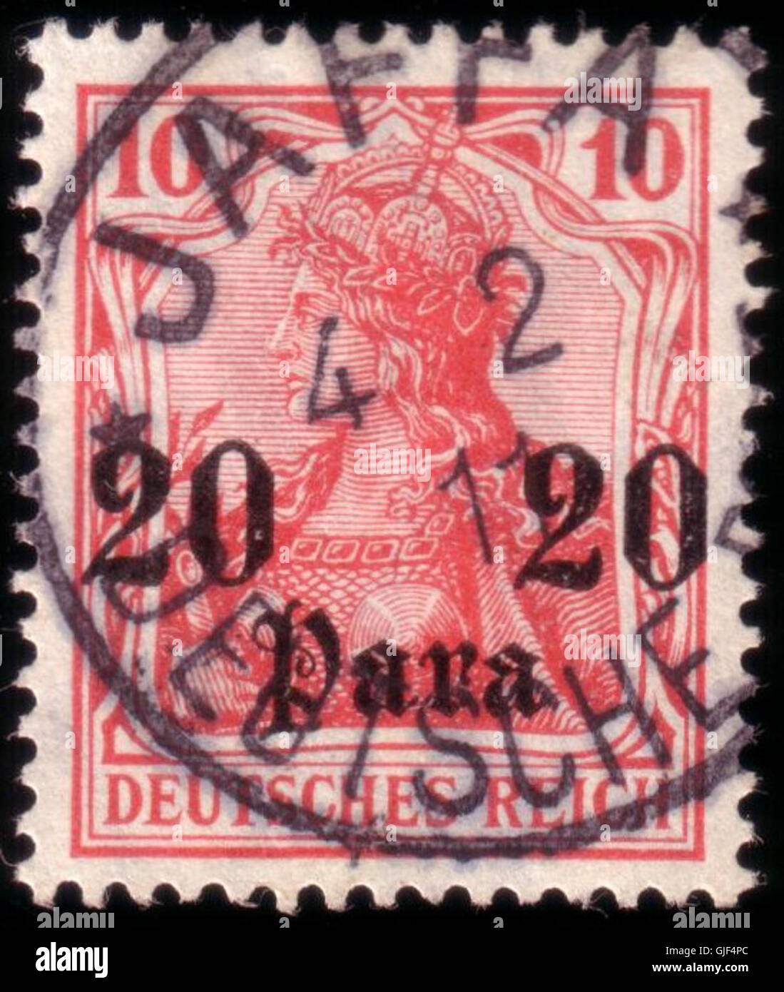 German post stamps hi-res stock photography and images - Alamy