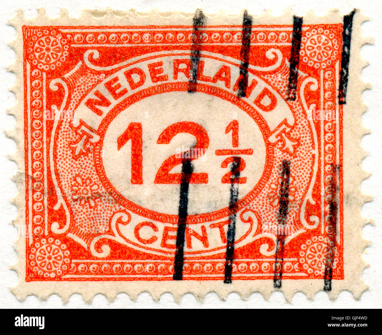 Postzegel 1921 12 cent Stock Photo - Alamy