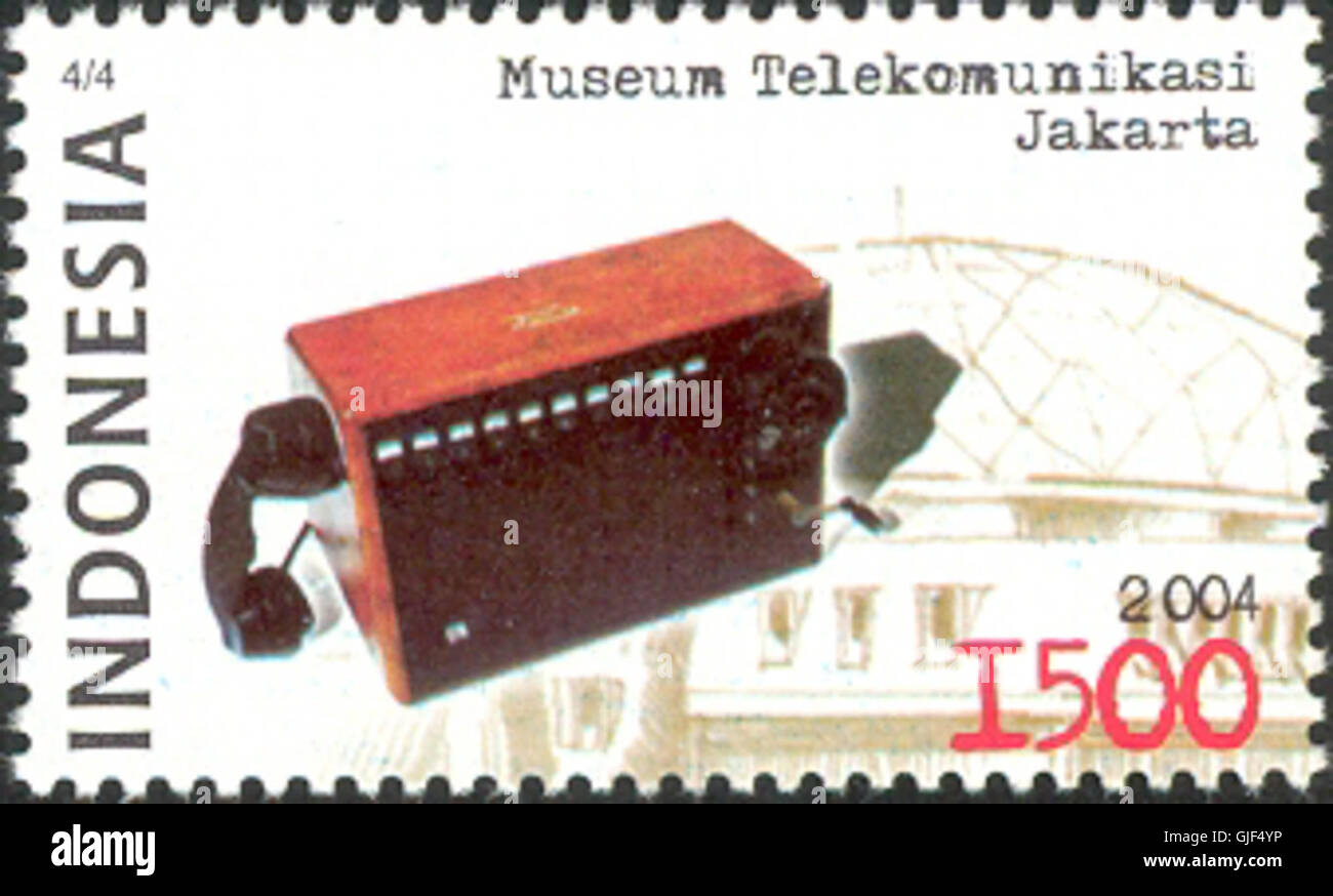 The Indonesia 054-04 stamp showcases elements of Indonesian culture ...