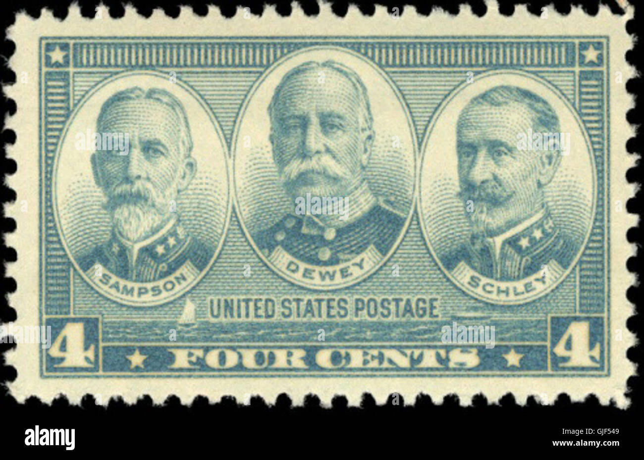 4c Navy series 1936 U.S. stamp.1 Stock Photo - Alamy