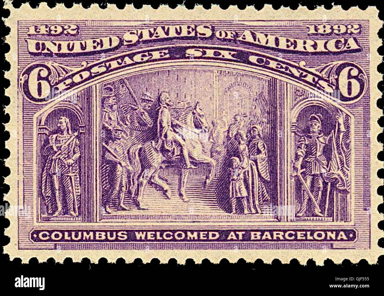 The Columbian 235-6c stamp series commemorates the 400th anniversary of ...