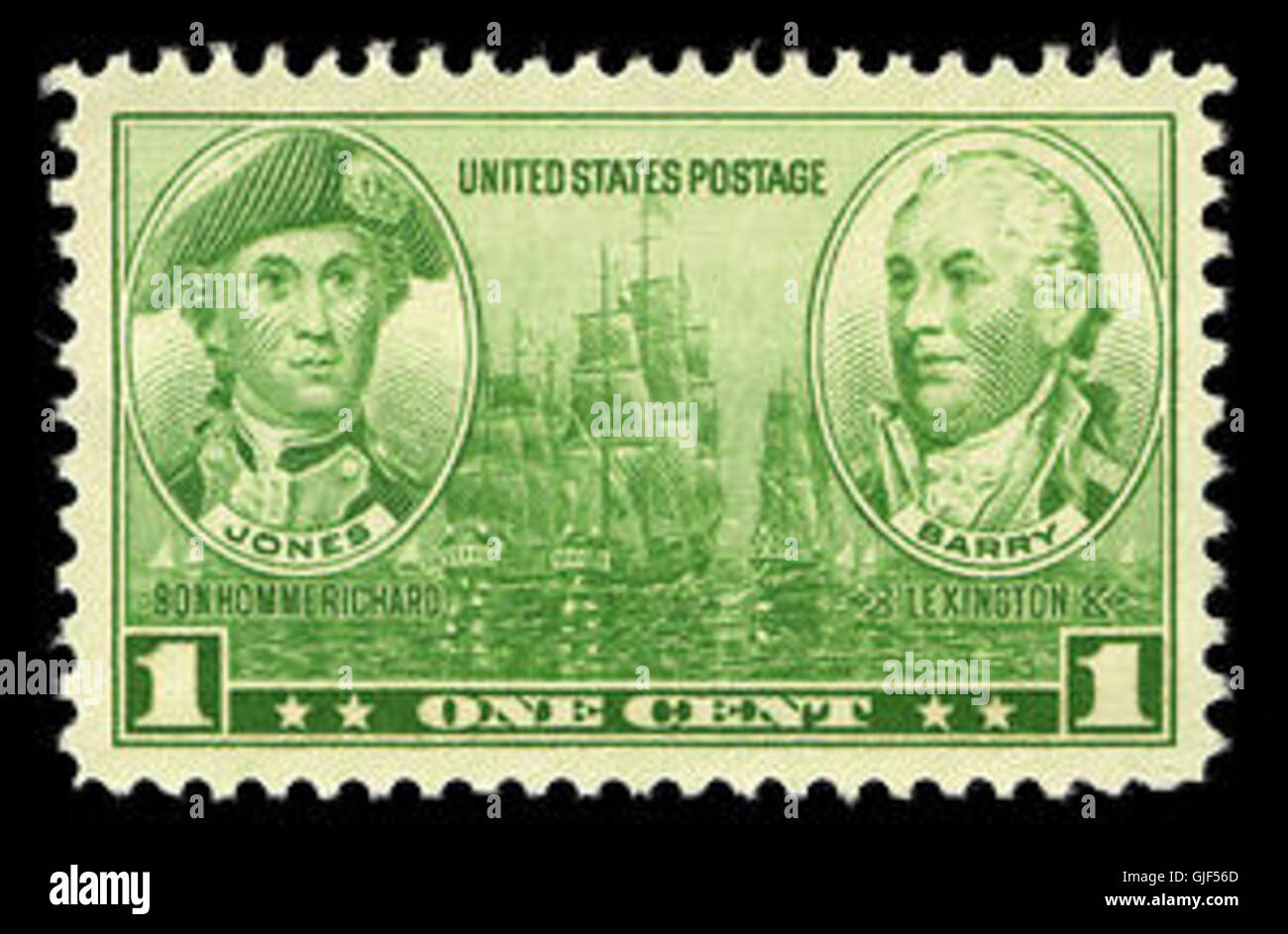 The John Barry stamp commemorates the life and legacy of John Barry, a ...