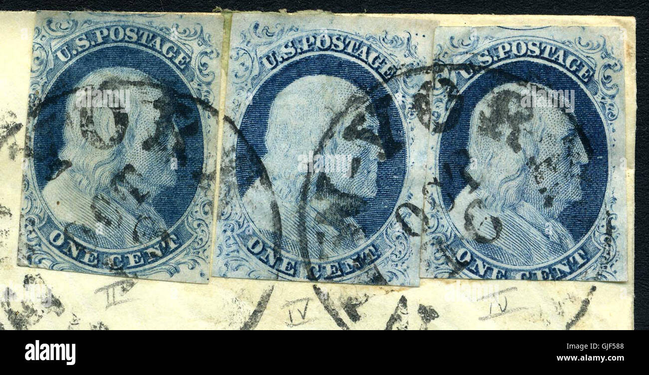 Us postage 1c hi-res stock photography and images - Alamy