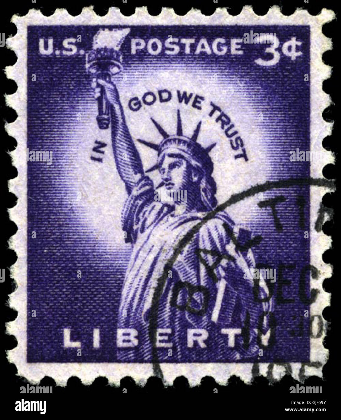 The US 1954 3c Liberty stamp celebrates the enduring symbol of freedom ...