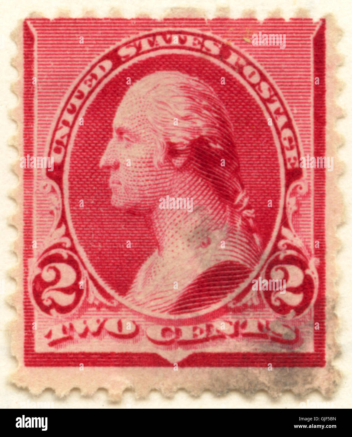The 1890 2c Washington stamp is a classic issue from the United States ...