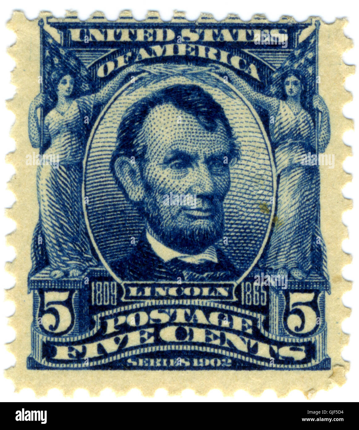 Lincoln Postage Stamp High Resolution Stock Photography and Images - Alamy