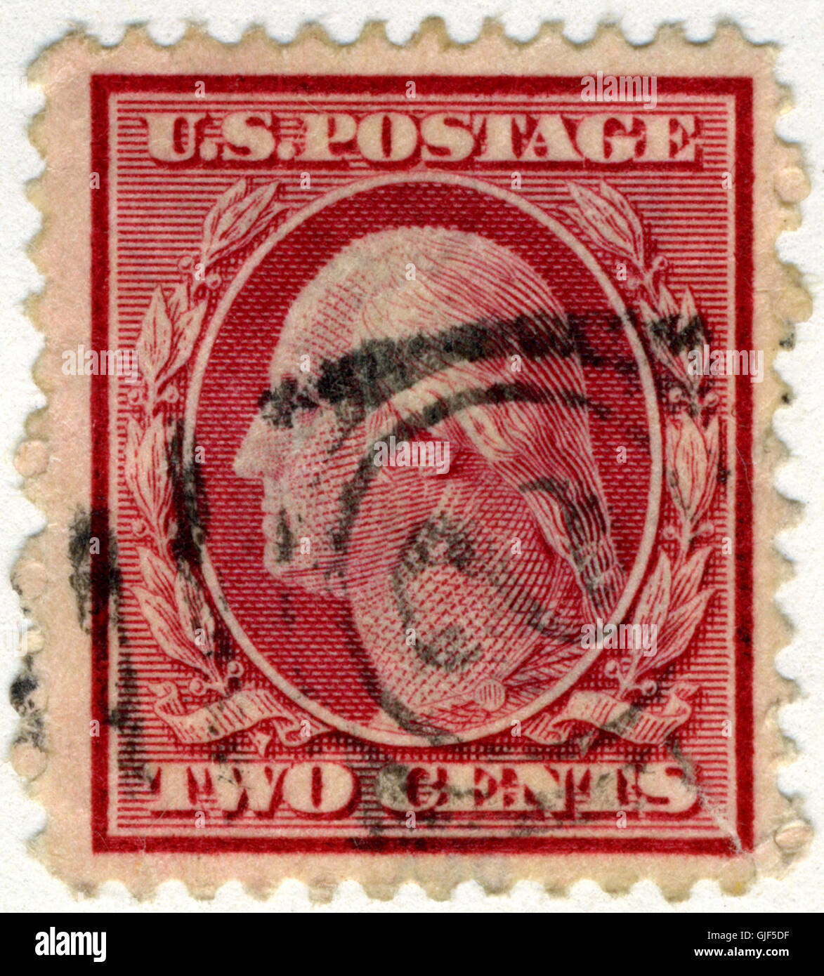 Us postage stamp washington hi-res stock photography and images - Alamy