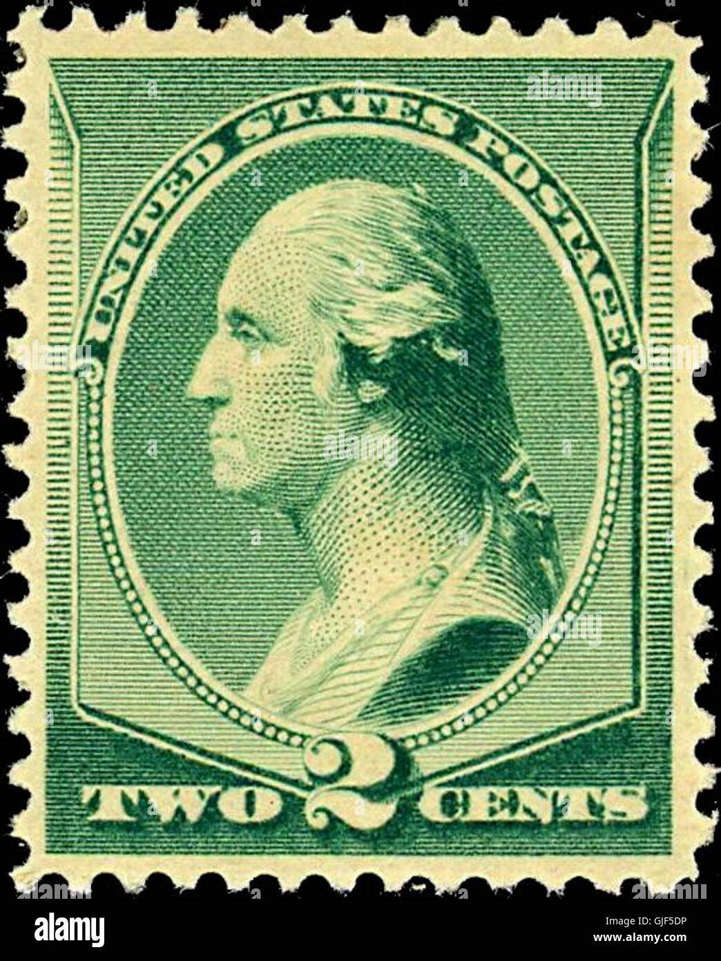 The 1887 Washington 2-cent stamp is part of the early U.S. postal ...