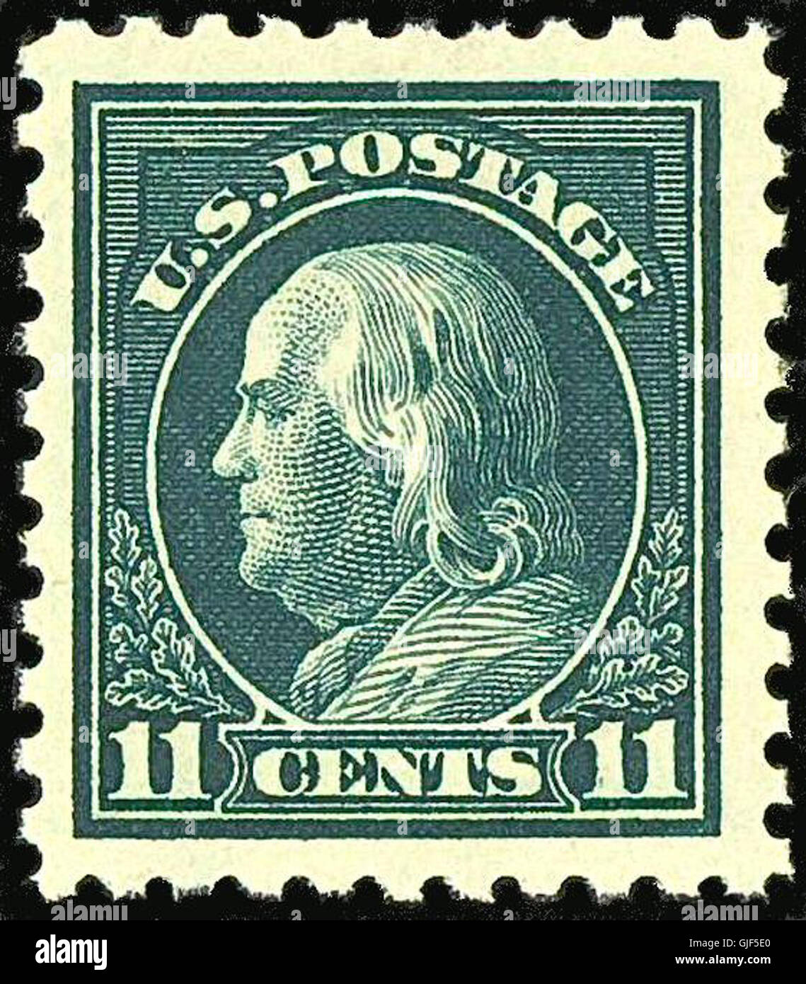 The 1915 WF Benjamin Franklin 11-cent stamp is a U.S. issue from the ...