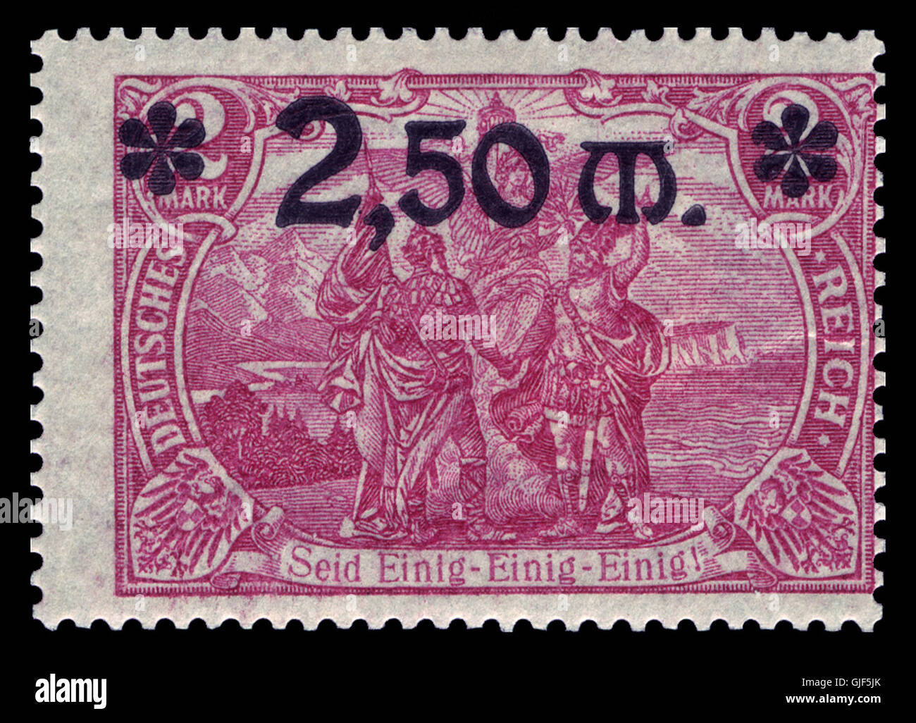 The 1920 DR 118 stamp, issued by the Deutsche Reichspost, depicts the ...