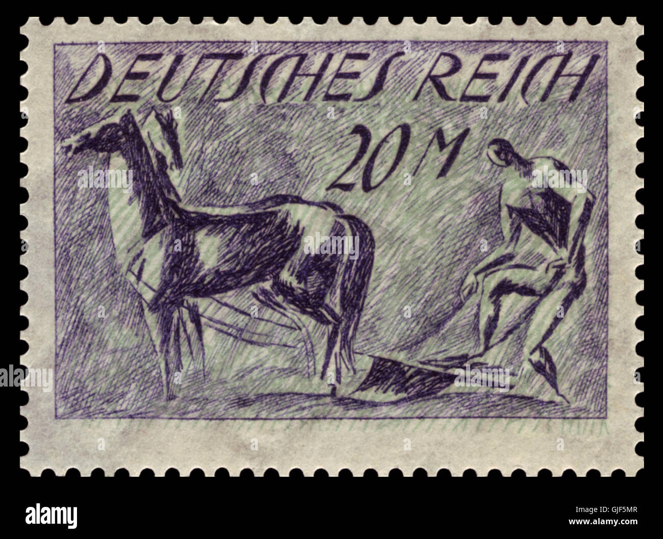 Farmer stamp hi-res stock photography and images - Alamy