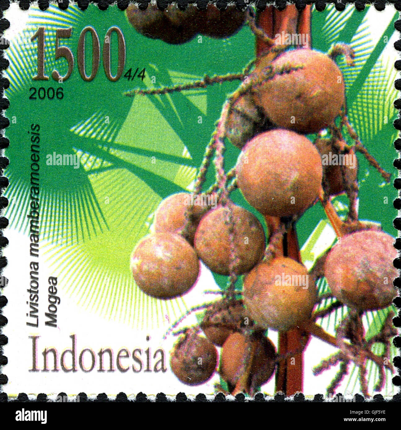 The Indonesian stamp series 065-06 is part of a collection that ...