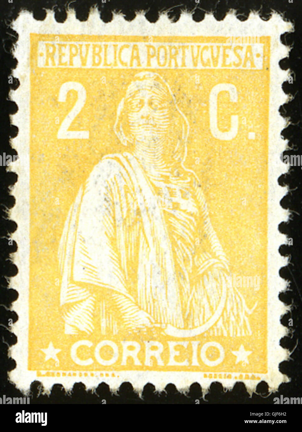 Old portugal postage stamp hi-res stock photography and images - Alamy