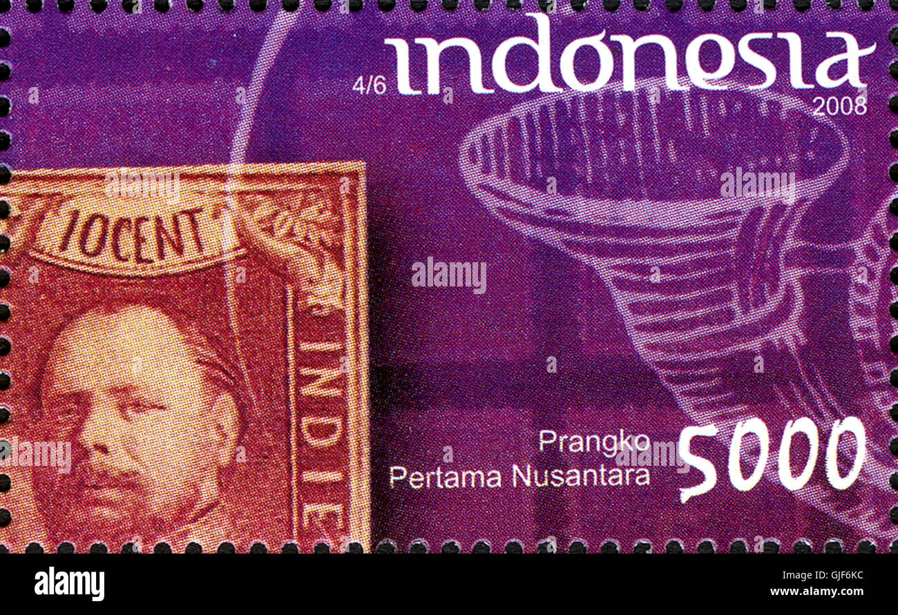 The Indonesia 076-08 stamps feature unique designs from the country's ...