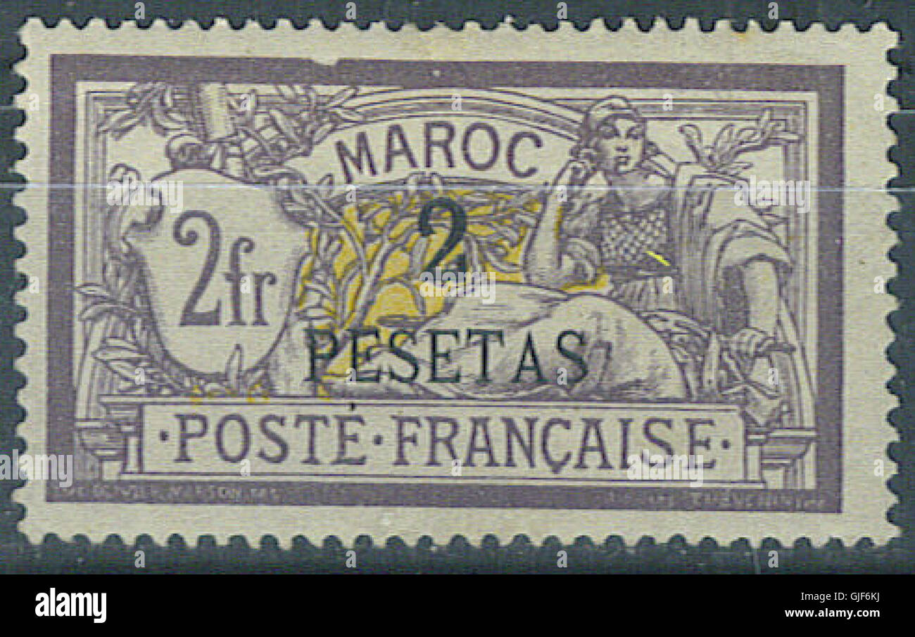 The French Morocco 0022 stamp was part of the colonial postal issues of ...