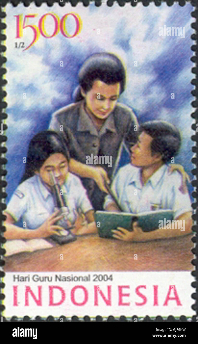 The Indonesia 080-04 stamp is part of a series issued by the Indonesian ...