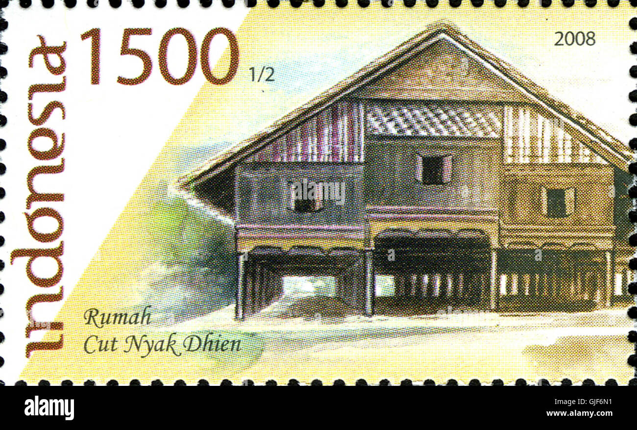 The Indonesia 102-08 stamp features a unique design issued as part of a ...