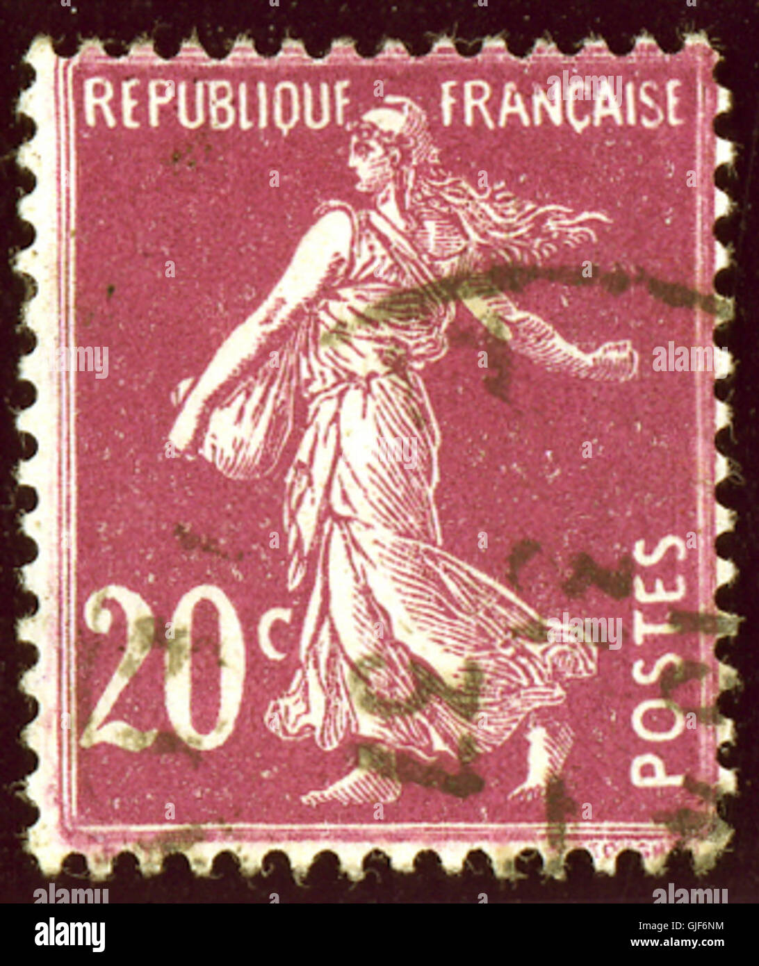 Postmark from france hi-res stock photography and images - Alamy