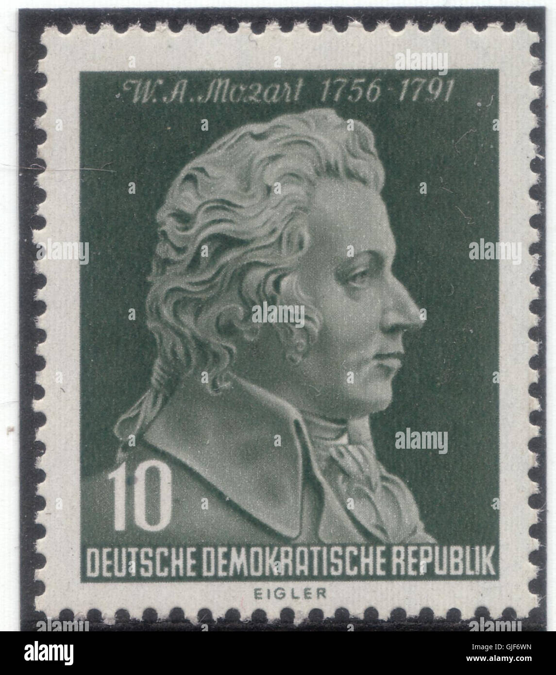 Mozart letter hi-res stock photography and images - Alamy