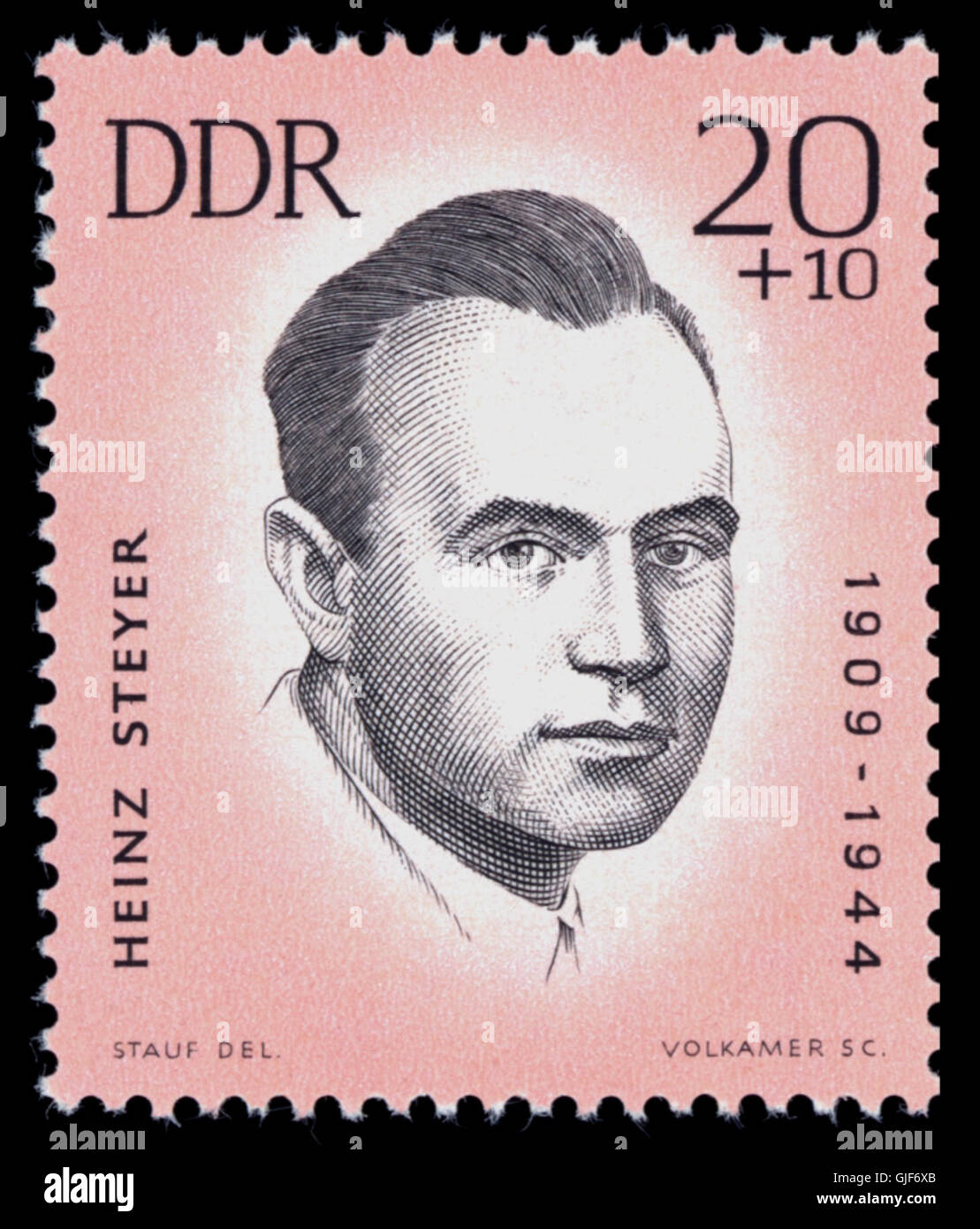 The 1963 MiNr 0961 stamp from the German Democratic Republic (DDR ...