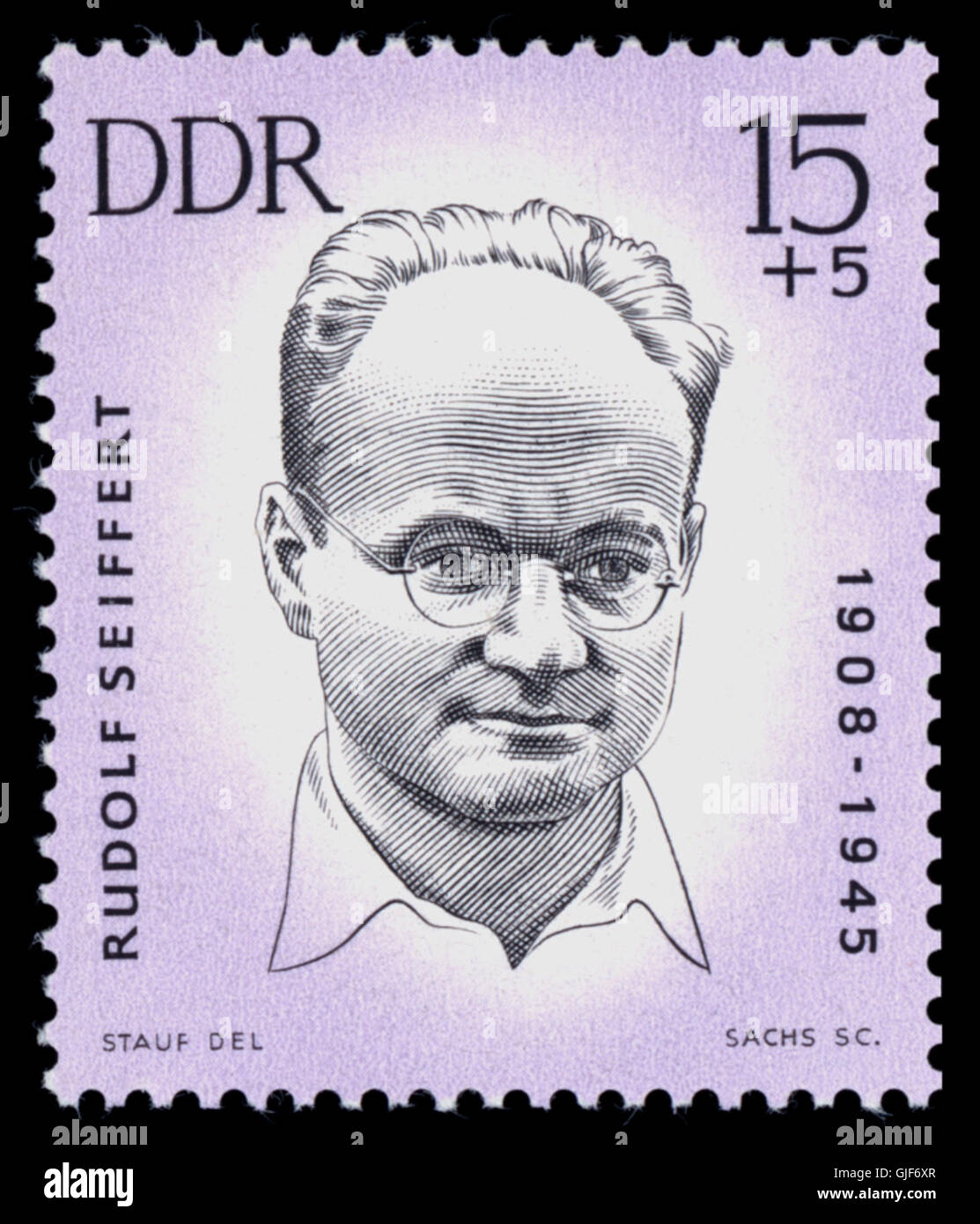 The DDR 1963 MiNr 0985 stamp was issued by East Germany and features a ...