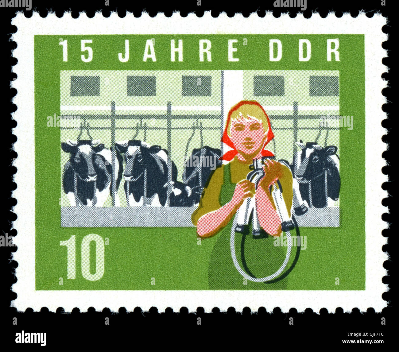 The 1964 DDR MiNr 1060 A stamp was part of a series issued by East ...