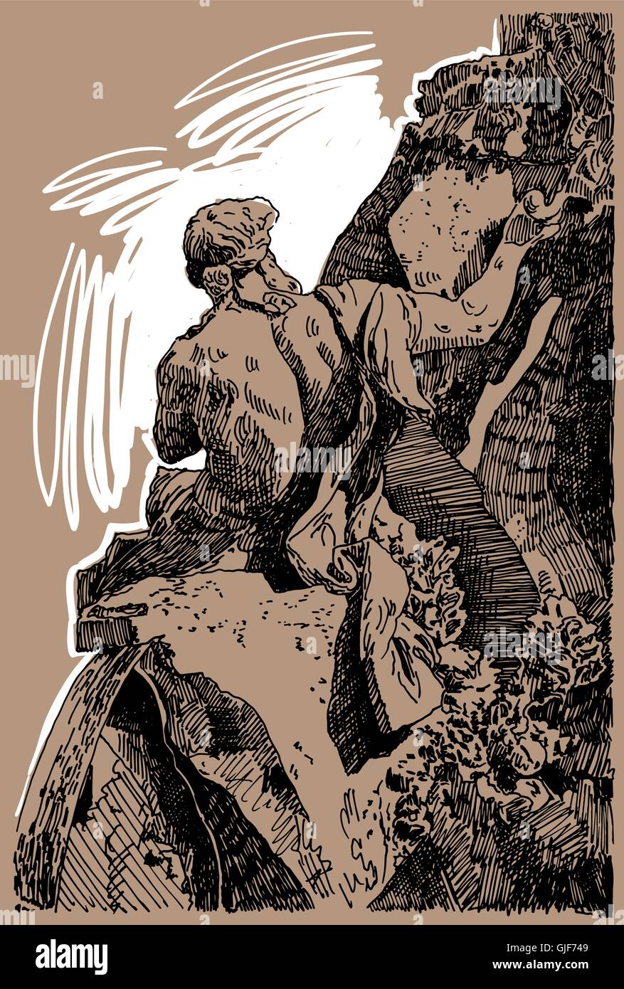 Bernini sculpture Stock Vector Images - Alamy