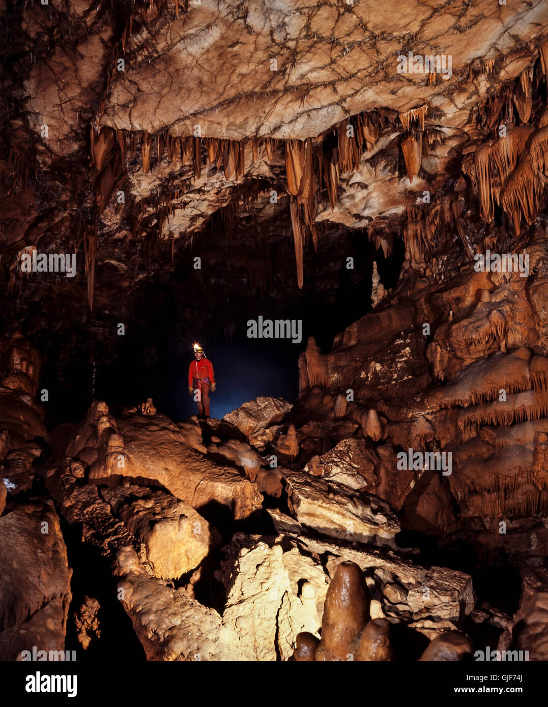 Person In Spelunking Gear High Resolution Stock Photography and Images ...