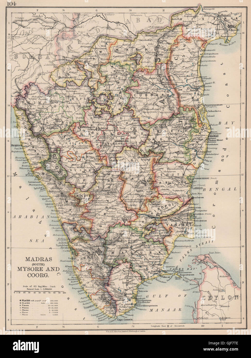Map of coromandel hi-res stock photography and images - Alamy