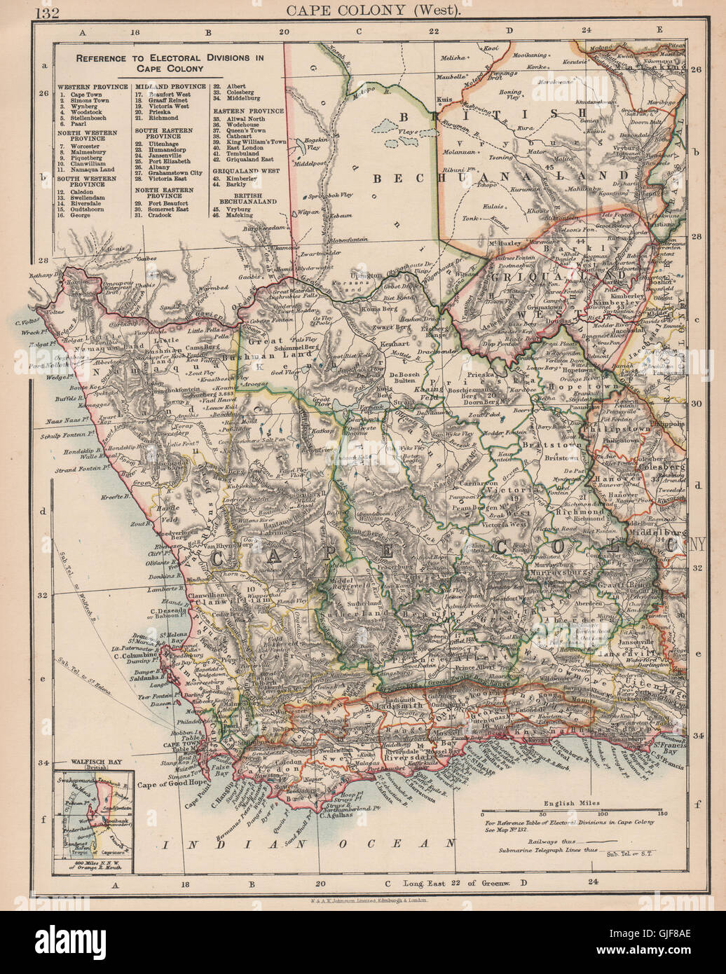 Cape colony map hi-res stock photography and images - Alamy