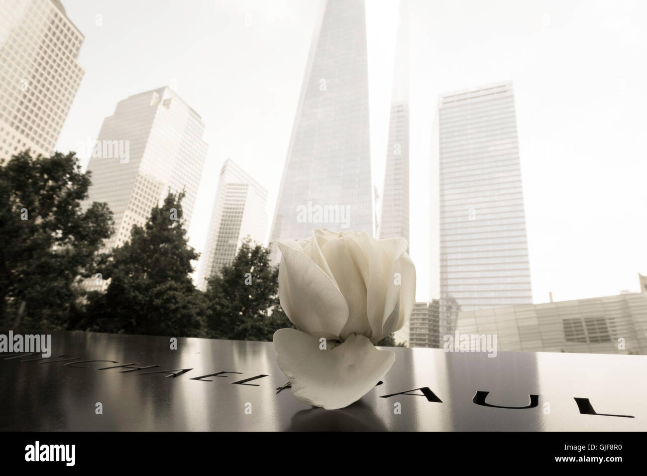 WTC Footprint Pool, Waterfalls and Wall of Names, The National ...