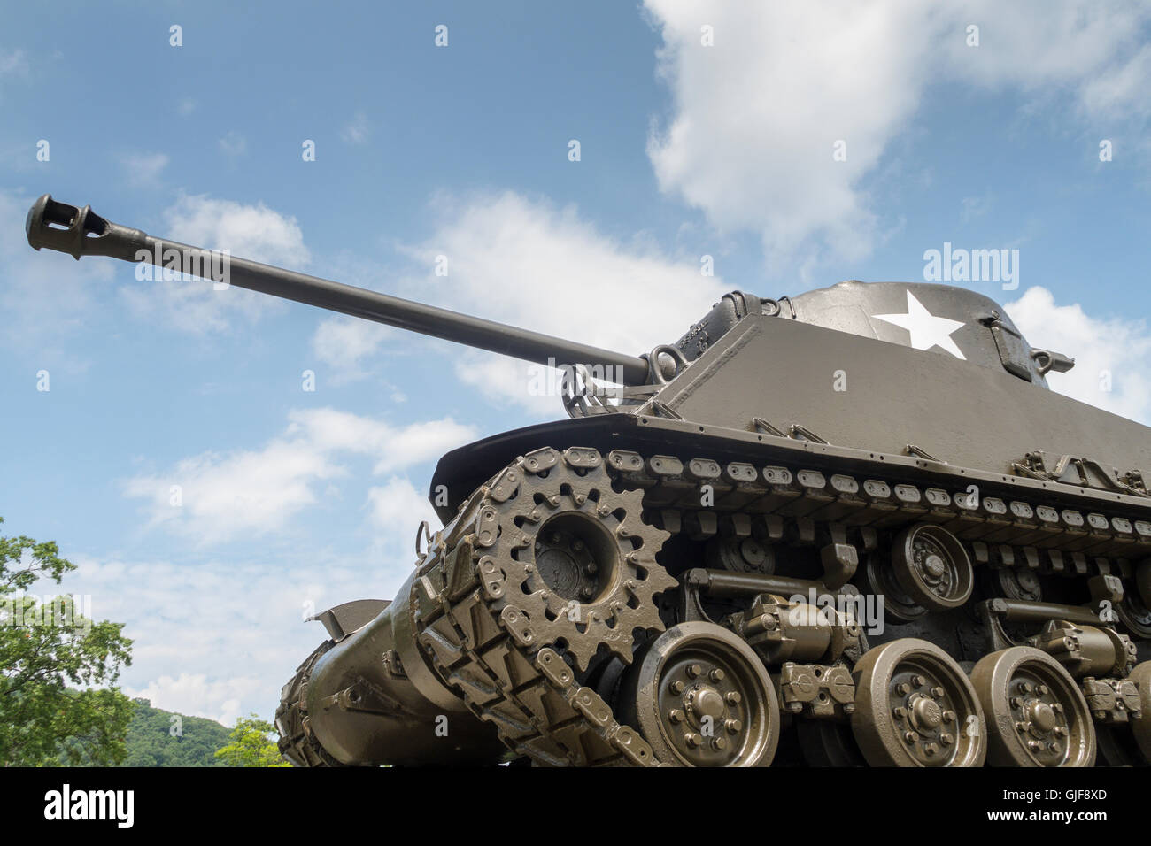 Historical WWII Tank, USA Stock Photo - Alamy