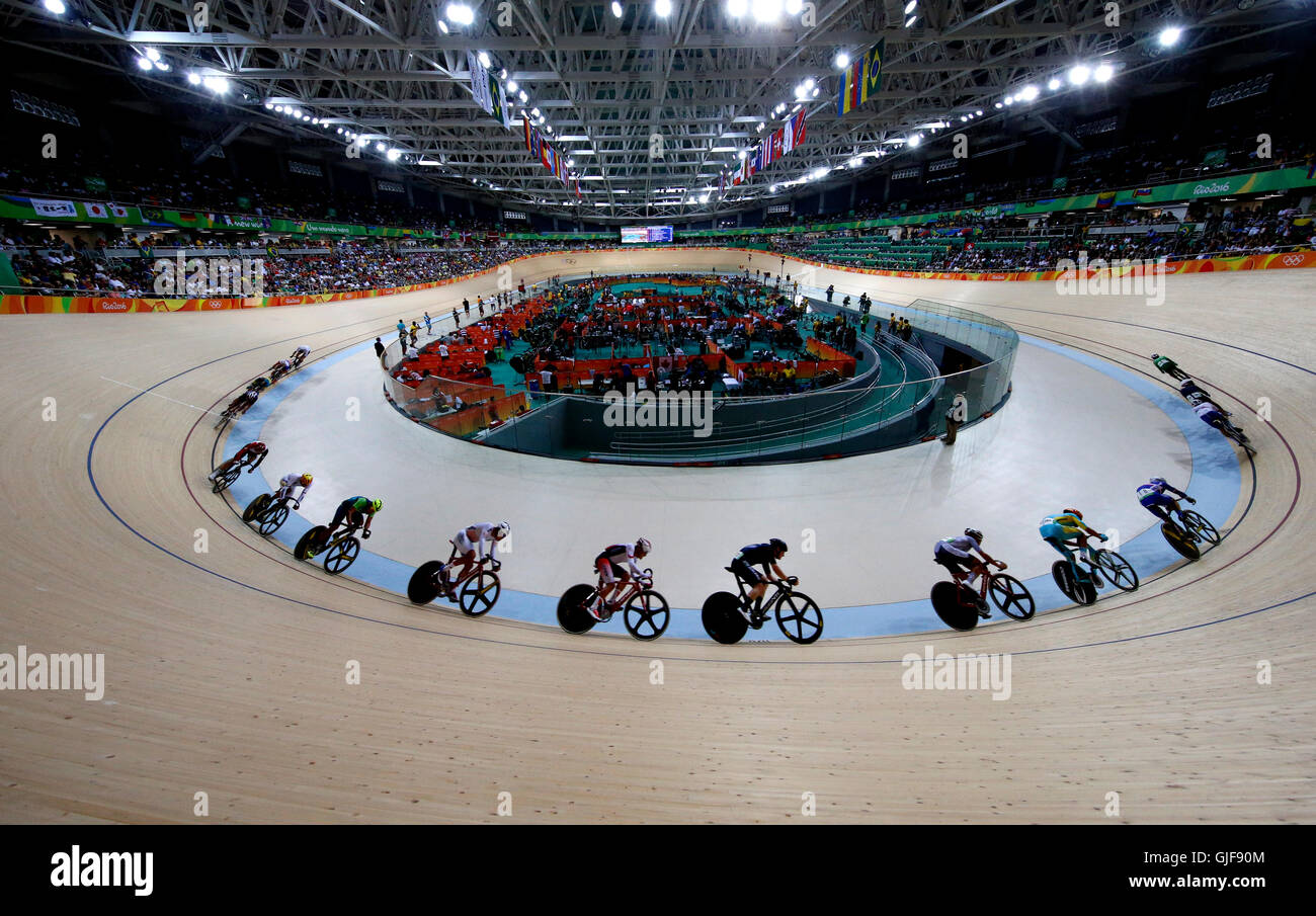 Action from the Men's Men's Omnium Points Race 66 on the tenth day of ...