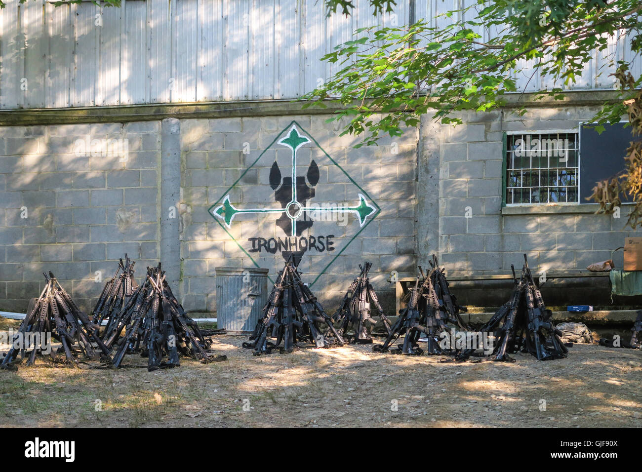 Camp Buckner at the United States Military Academy, West Point, NY, USA ...