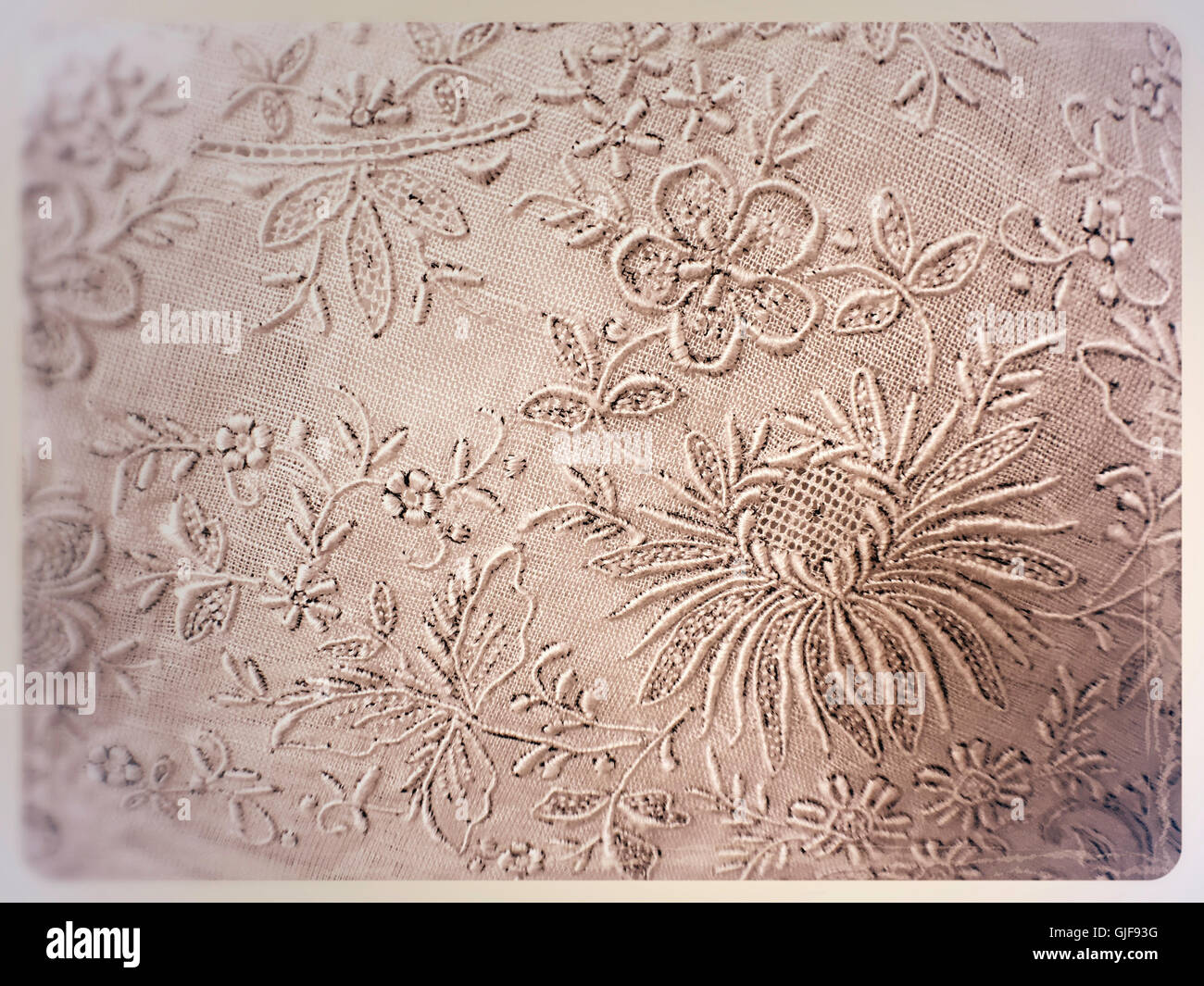 Vintage Chinese Embroidered Handkerchief Stock Photo - Alamy