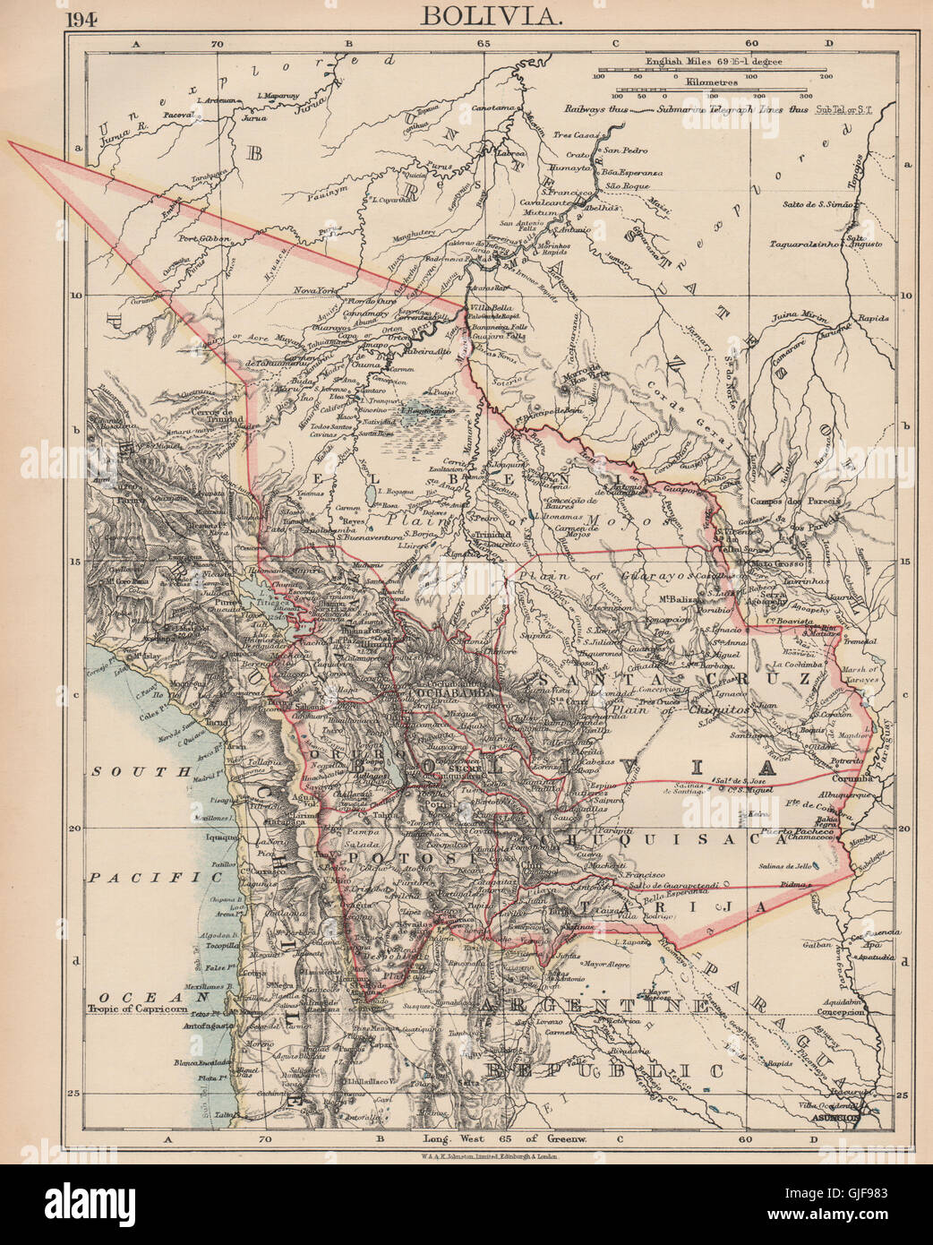 BOLIVIA.Brazil/Paraguay borders pre Acre(1899-1903)& Chaco Wars(1932/5 ...