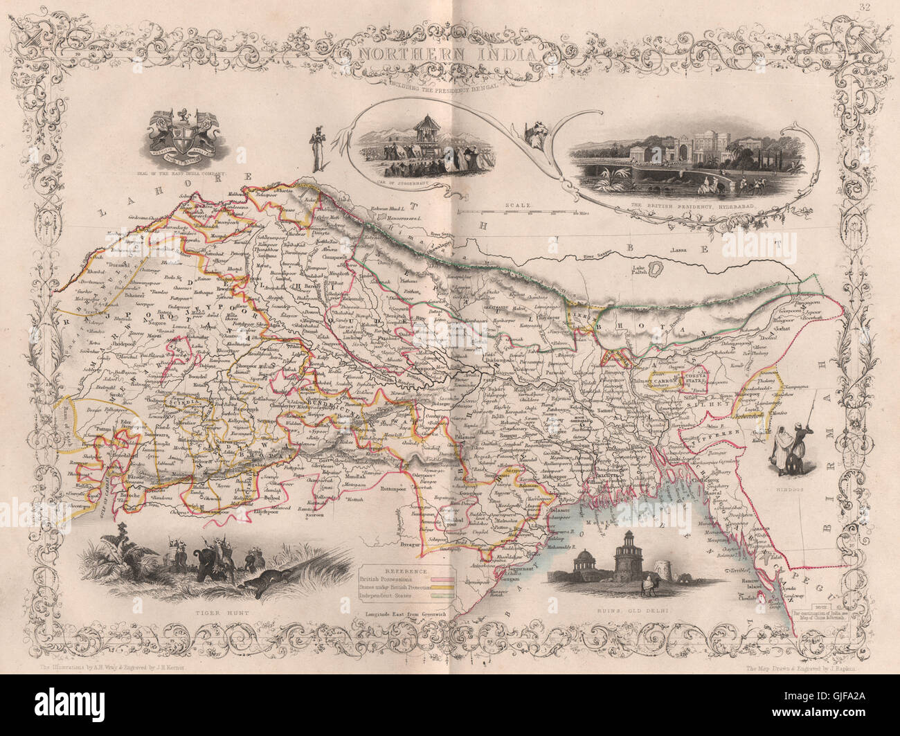 British colonies india hi-res stock photography and images - Alamy