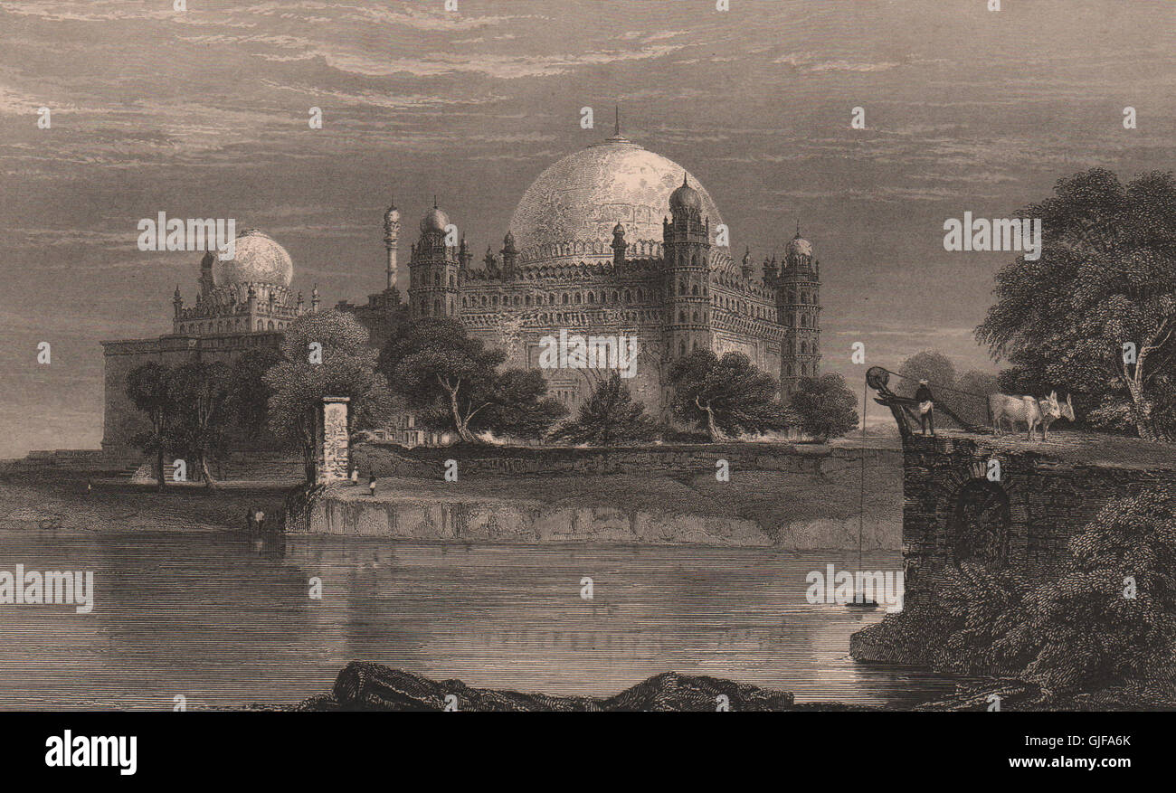 BRITISH INDIA. Sultan Mohammed Adil Shah's Tomb, Bijapur. Gol Gumbaz ...