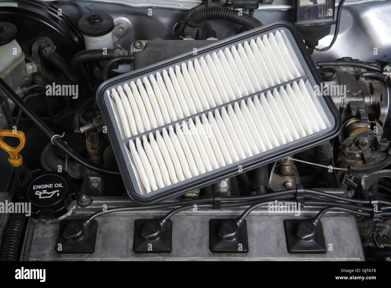 new air filter for car, auto spare part Stock Photo - Alamy