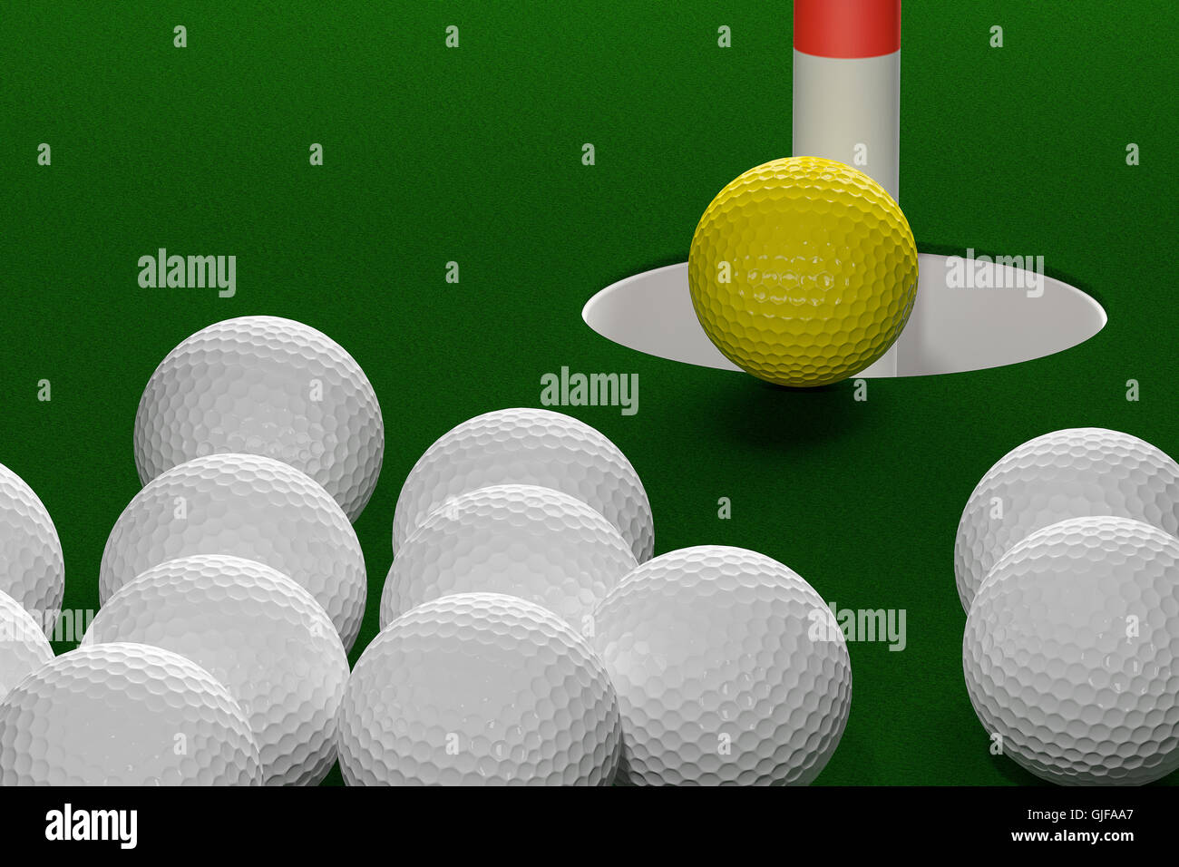 3D rendering of leadership concept abstract background Stock Photo - Alamy