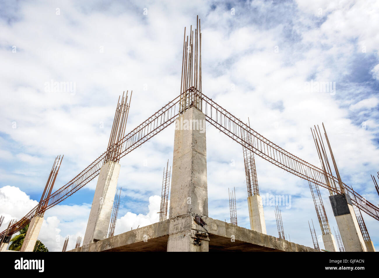 Concrete pile construction hi-res stock photography and images - Alamy