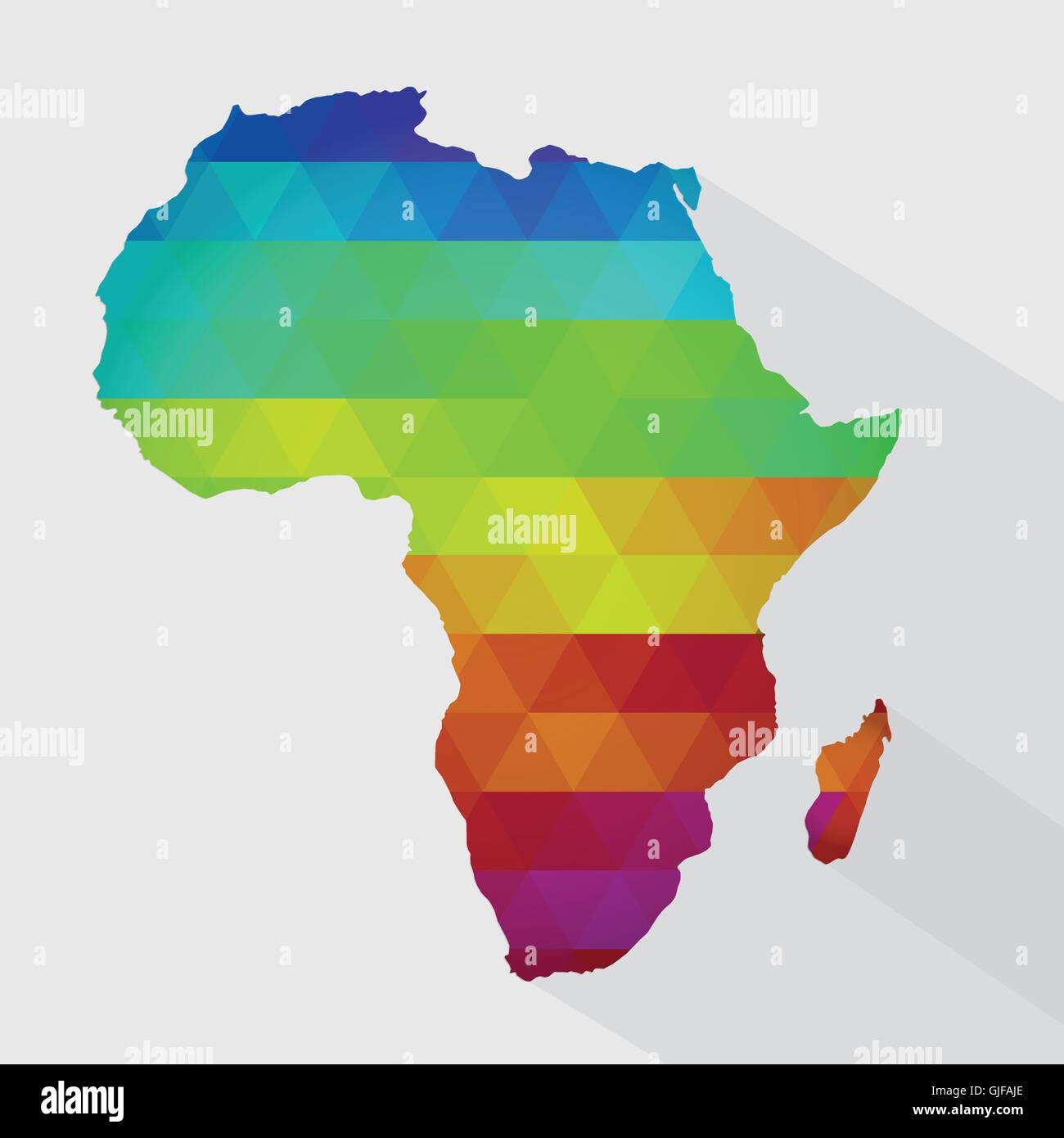 Africa African Map Continent Stock Photos & Africa African Map ...