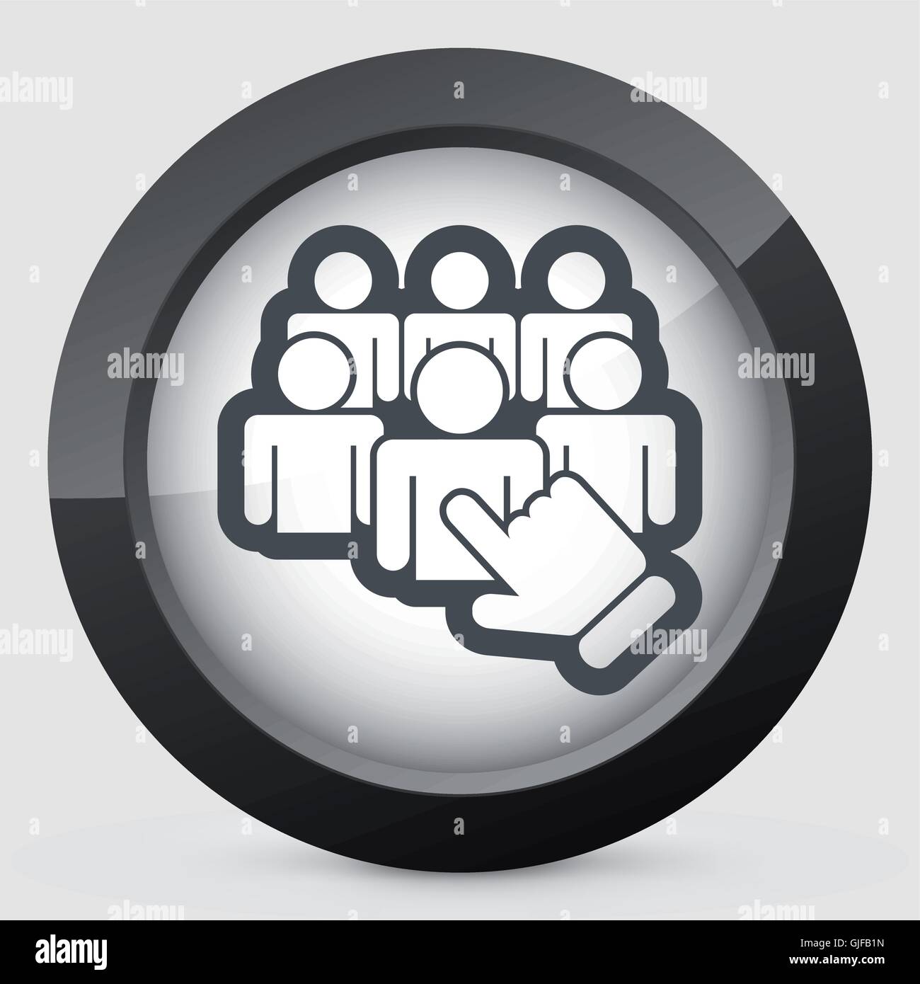 Staff selection icon Stock Vector Image & Art - Alamy