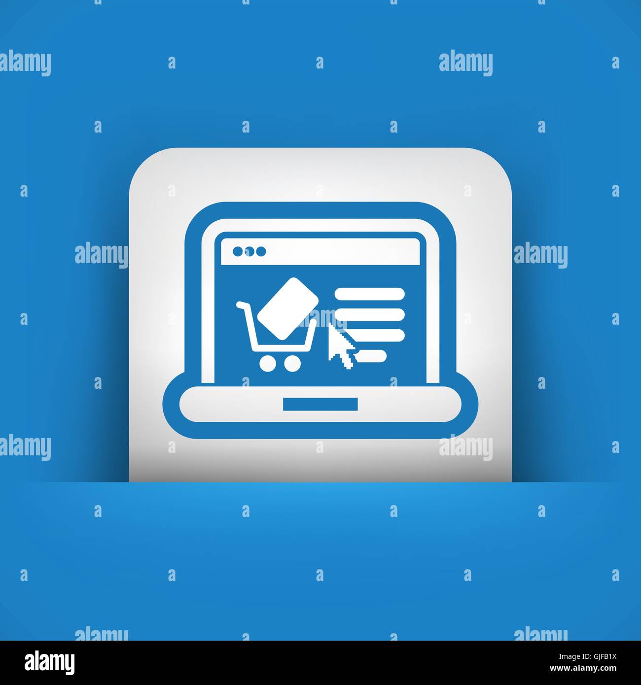 E-commerce website icon Stock Vector Image & Art - Alamy