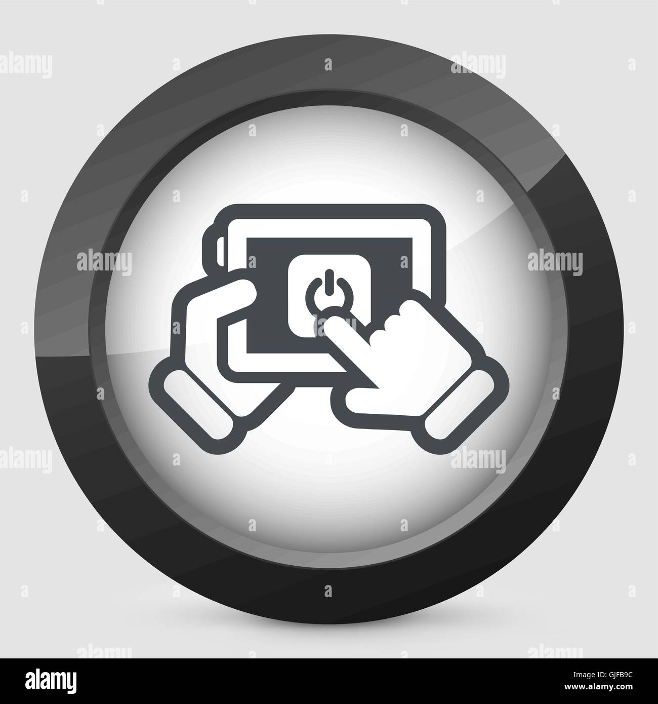 Mobile power switch Stock Vector Image & Art - Alamy
