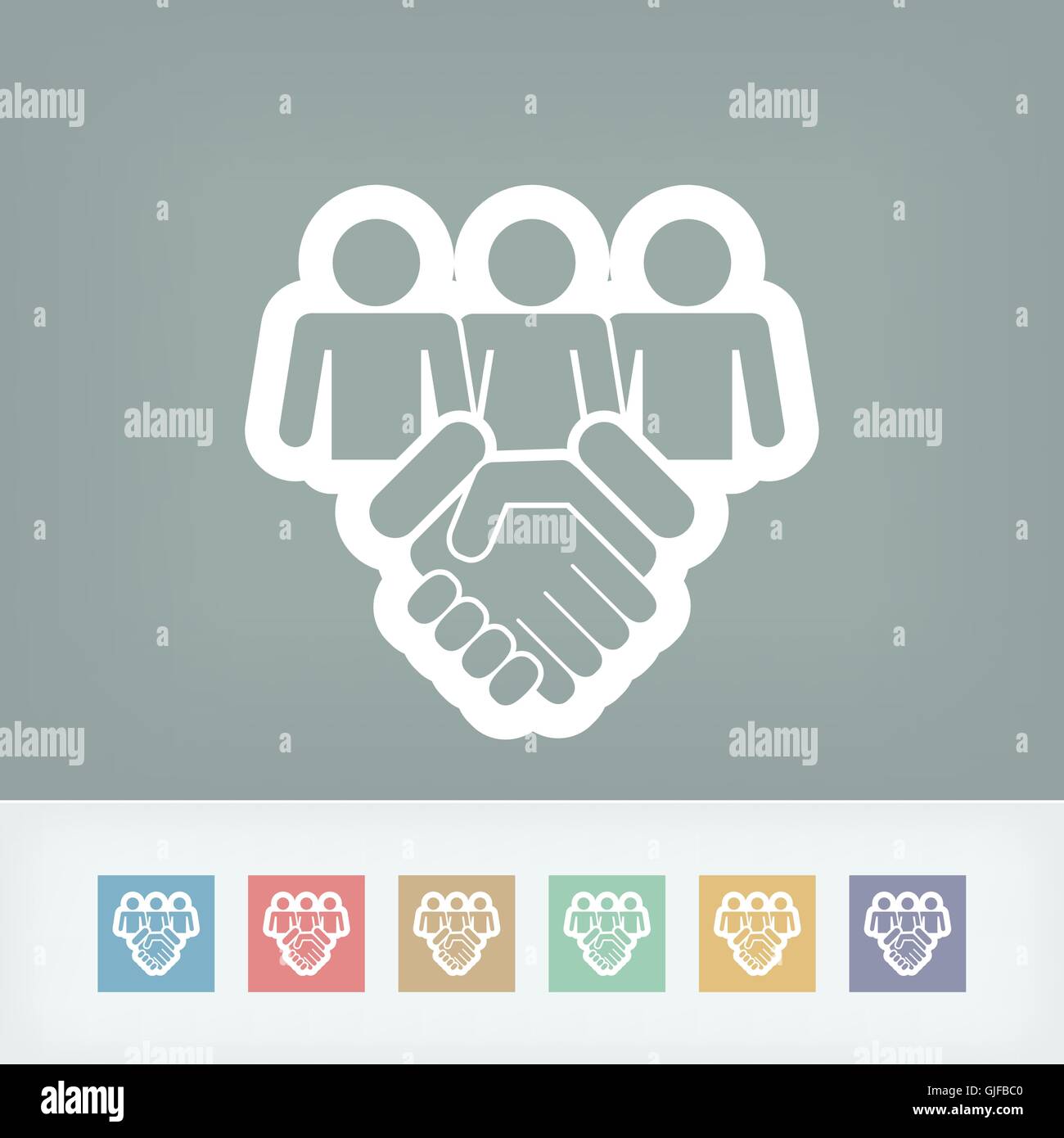 Social agreed icon hi-res stock photography and images - Alamy