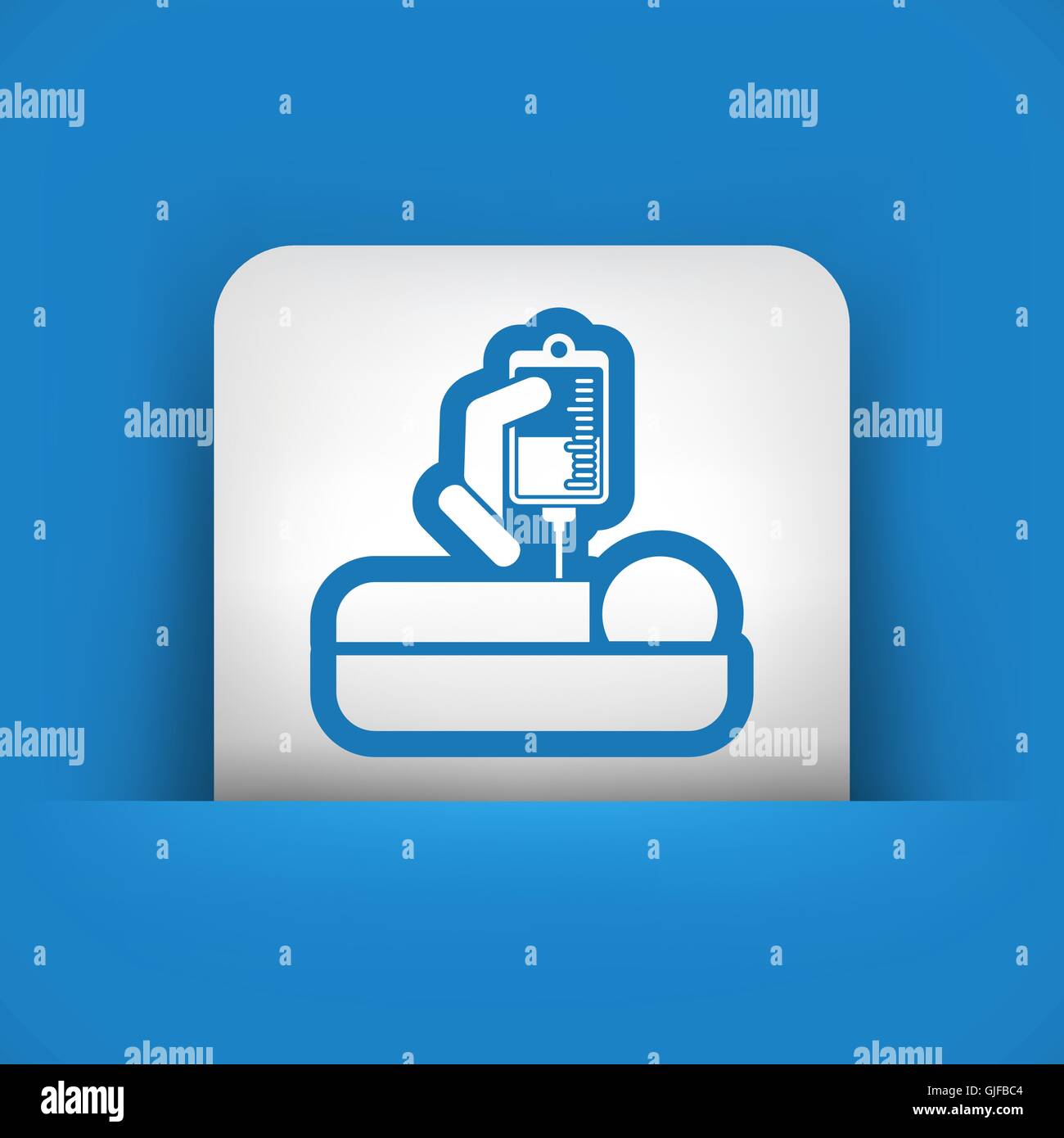 Hospital bed hand Stock Vector Images - Alamy