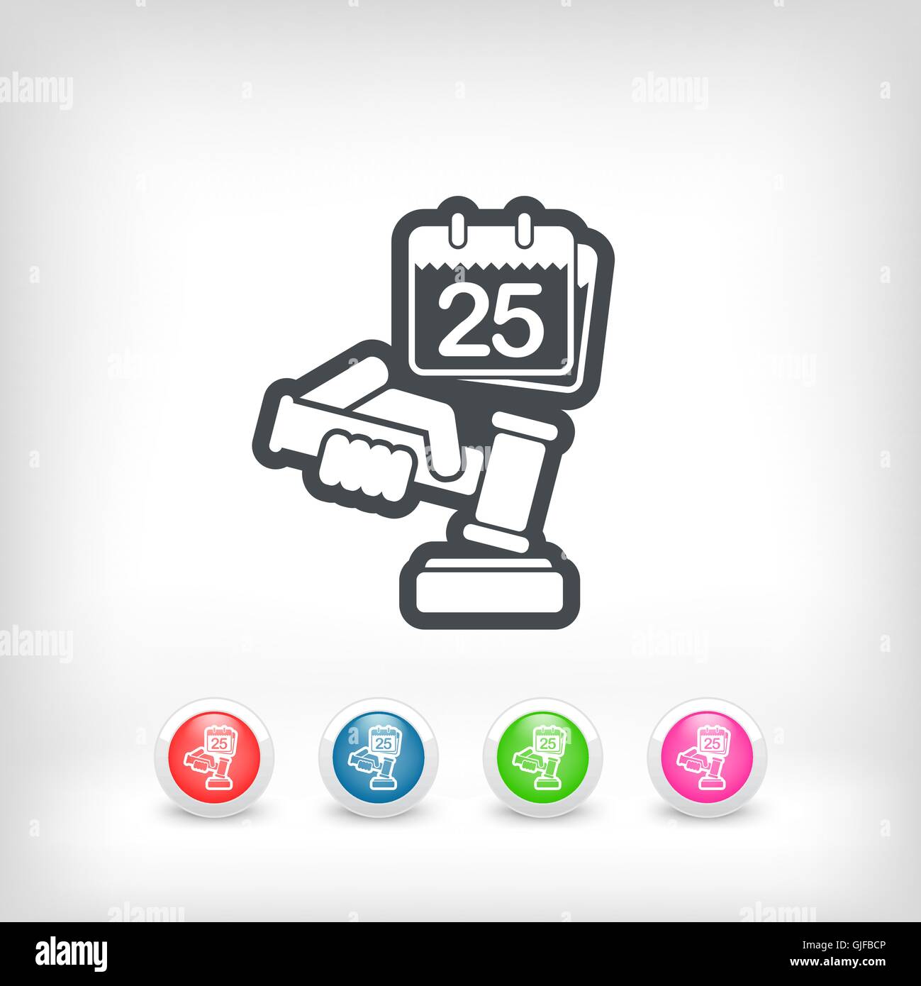 Date symbol Stock Vector Images - Alamy