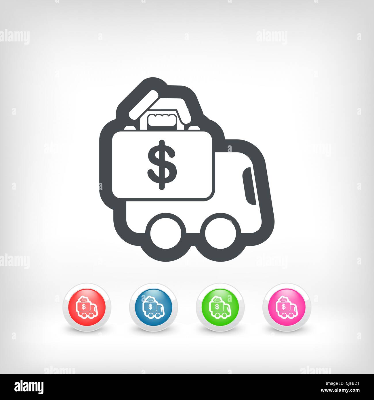 Armoured money transport van hi-res stock photography and images - Alamy